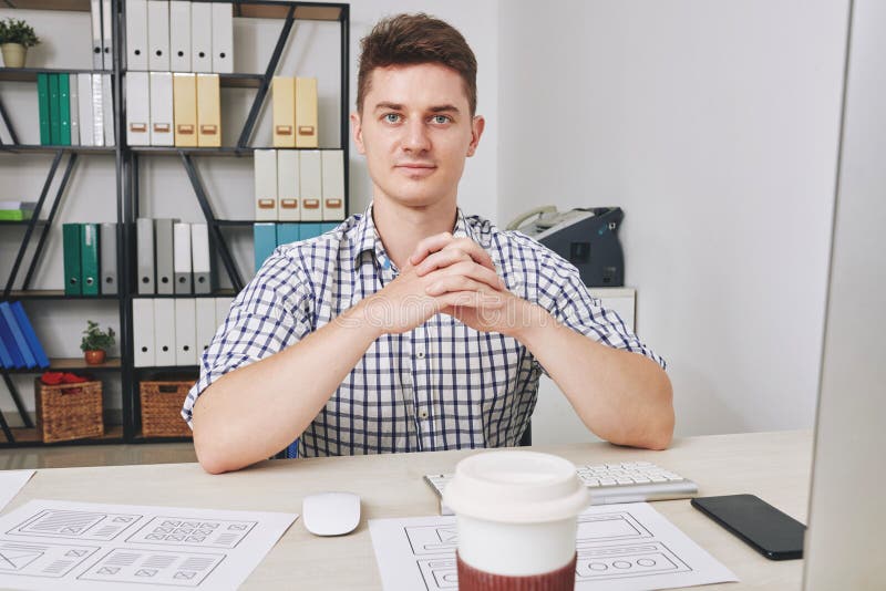 Manager of UI UX Department Stock Photo - Image of office, corporate ...