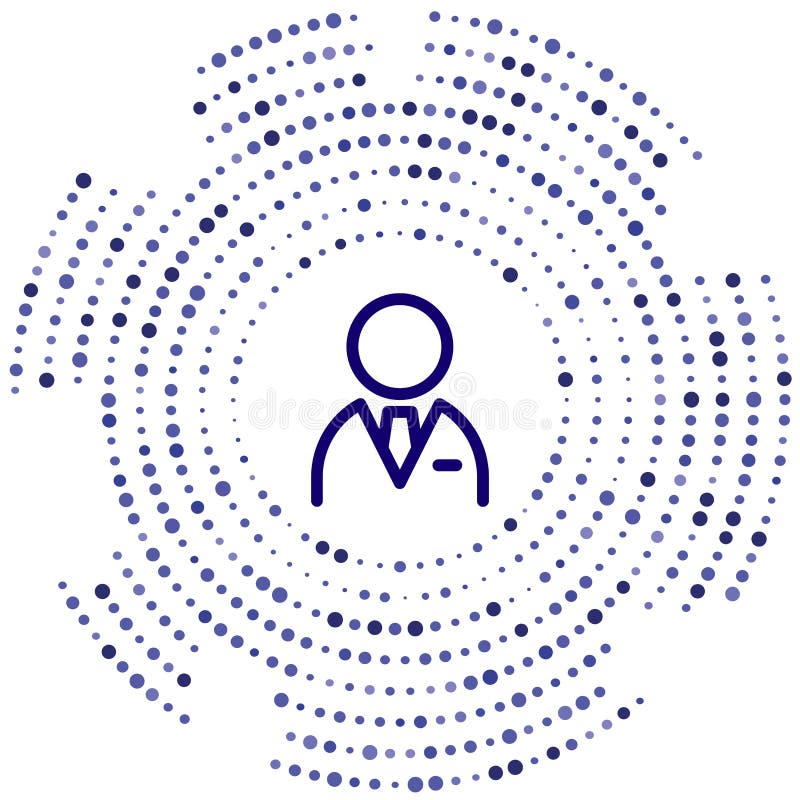 Manager Vector Icon. Manager Editable Stroke. Manager Linear Symbol for ...