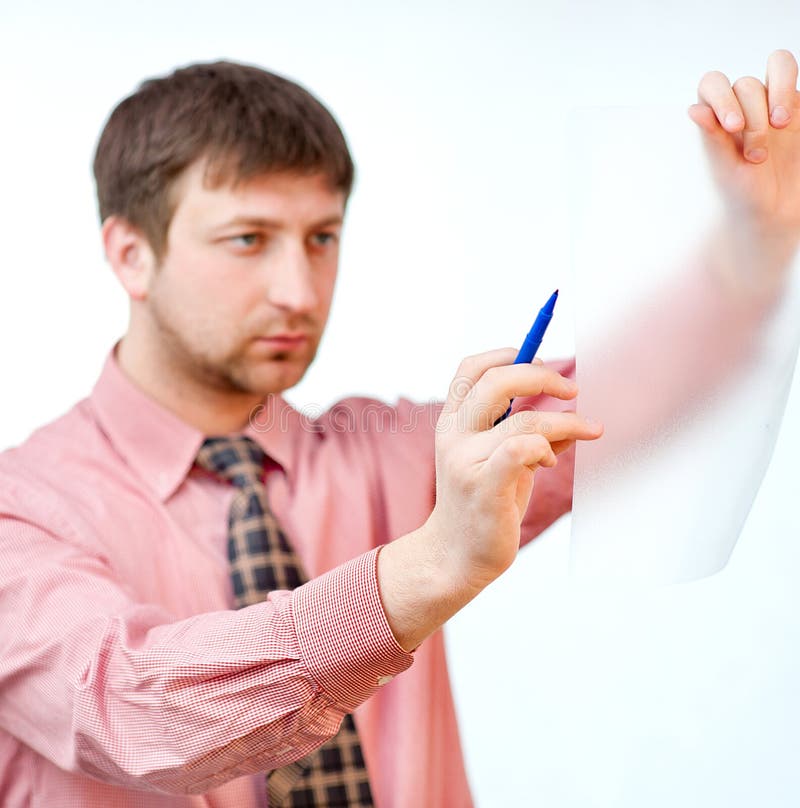 Manager on white stock photo. Image of growth, rapport - 85288492