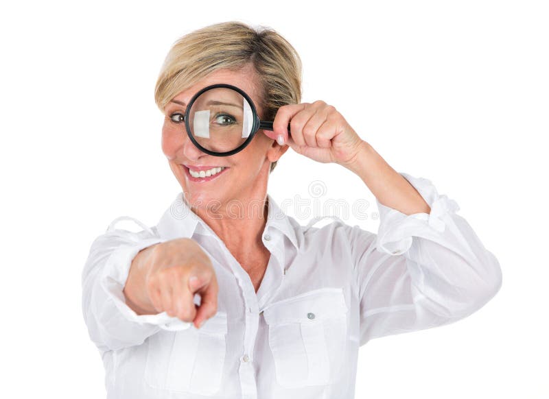853 Old Woman Magnifying Glass Stock Photos - Free & Royalty-Free Stock ...