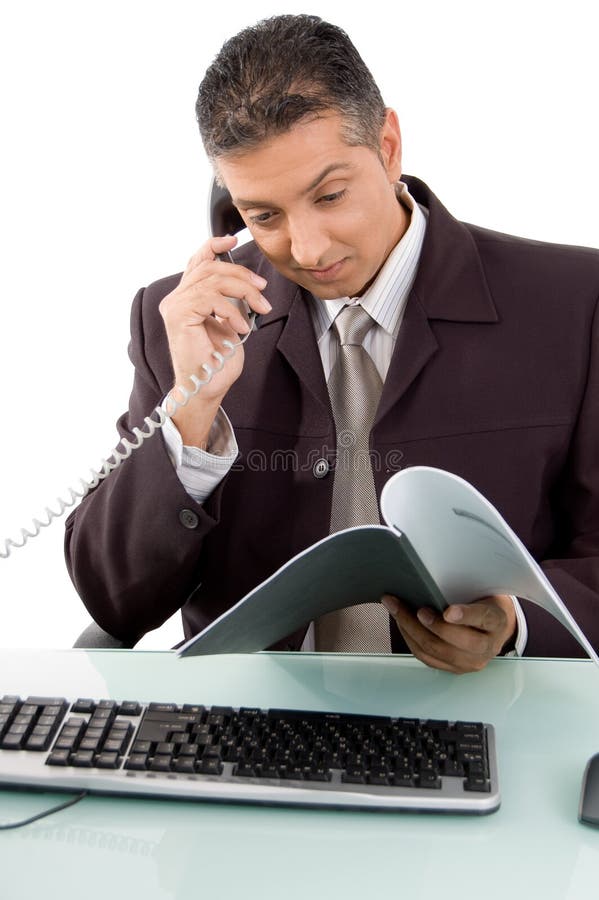 Manager at work stock image. Image of aged, files, expression - 10308911