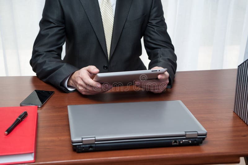 The manager stock image. Image of work, suit, sitting - 51967399