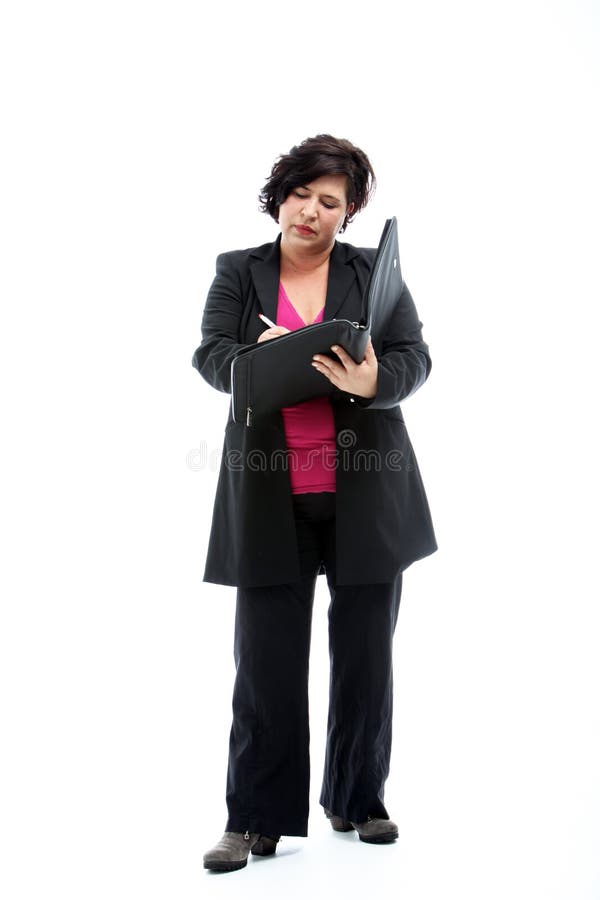 Manageress or Senior Executive Stock Image - Image of folder, aged ...