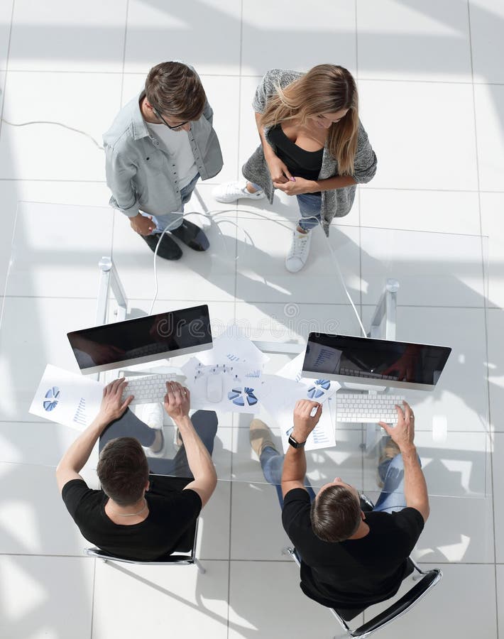 Managers Ask Questions To Employees Stock Photo - Image of analysis ...