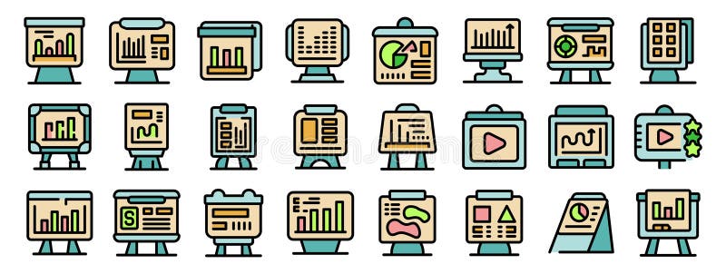 Managers Presenting Business Plans Using Flip Charts and Projectors ...