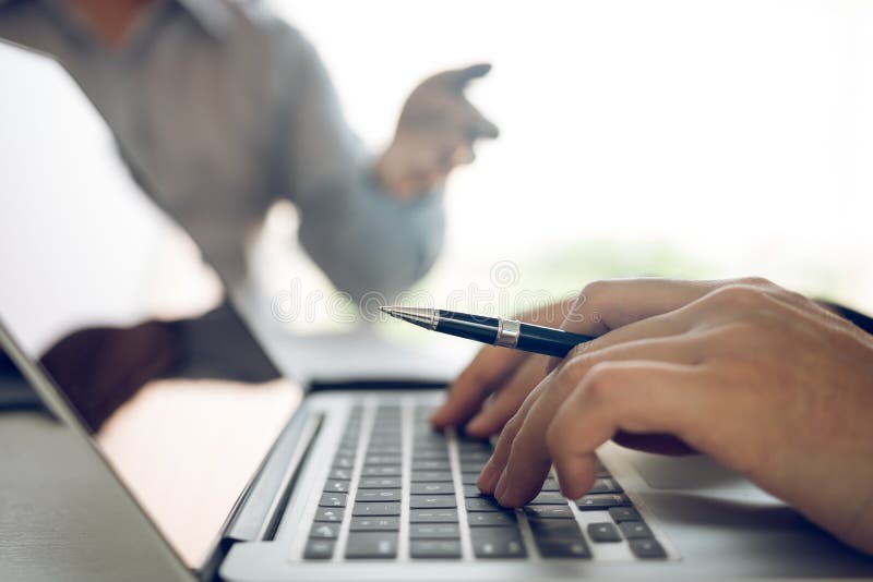 Managers are Using Fingers To Typing Personal Information of Employees ...