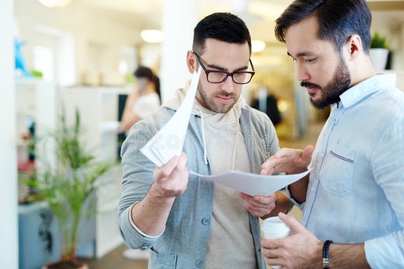 Managers working stock photo. Image of planning, document - 92353152