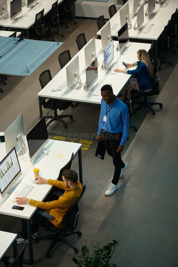 Computers workplace stock image. Image of future, perspective - 5727201