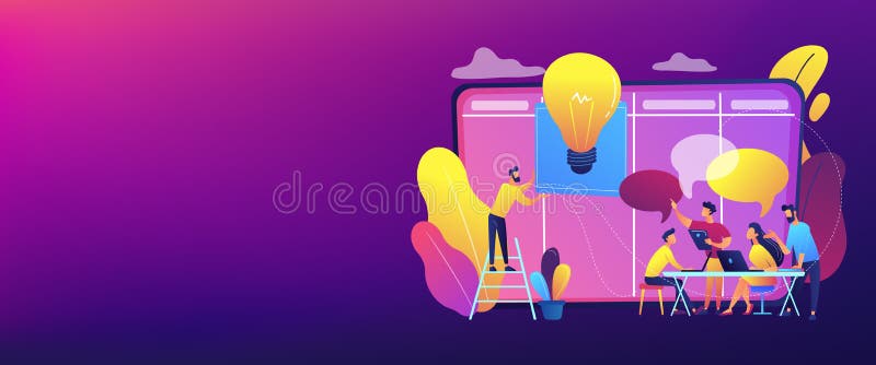 Managers Workshop Concept Banner Header. Stock Vector - Illustration of ...