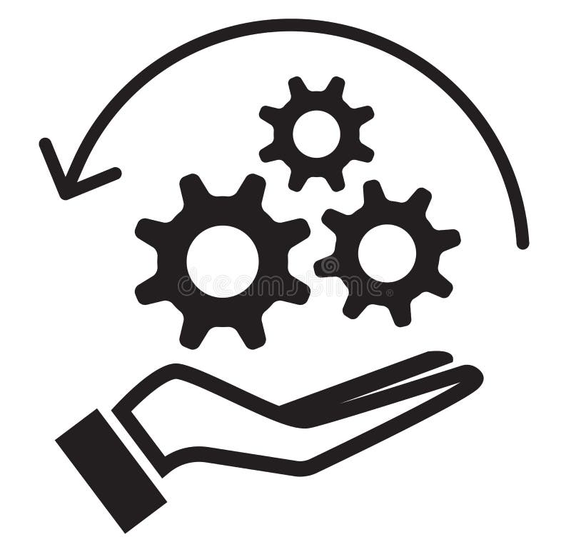 Managing the Complex Process - Icon Stock Illustration - Illustration ...