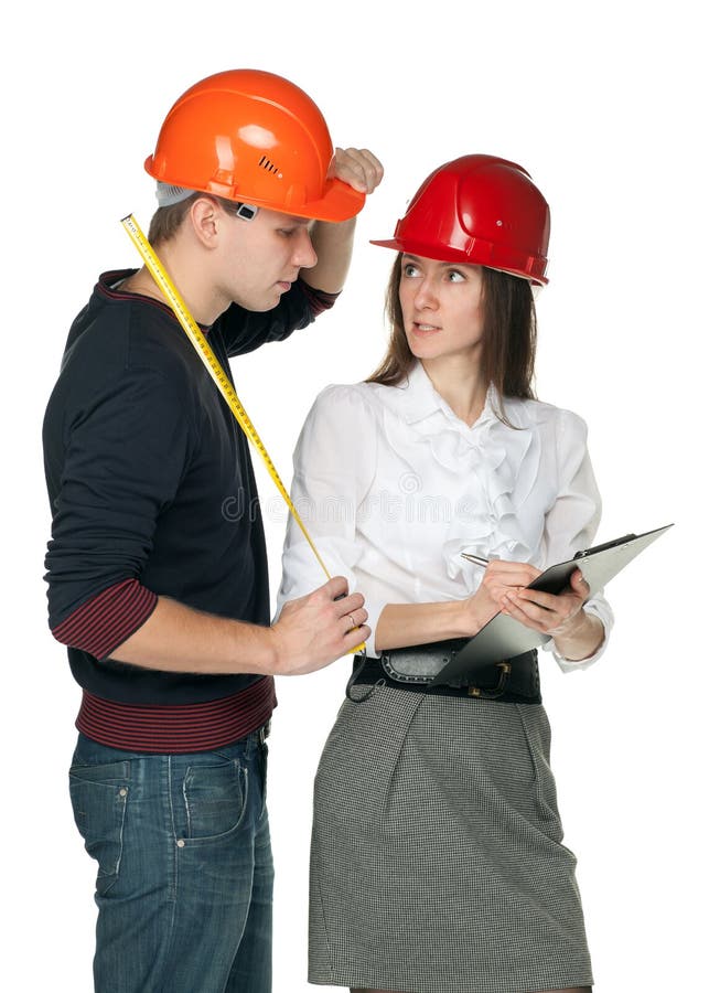Managing of Construction Process Stock Photo - Image of point, measure ...