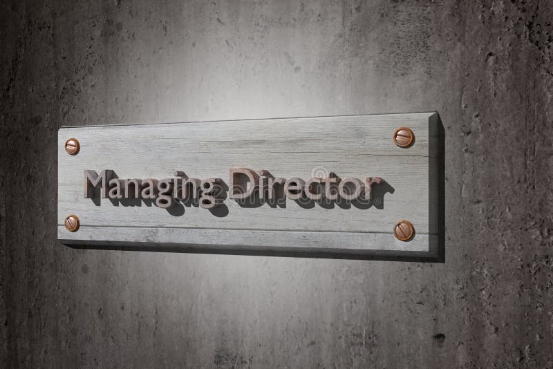 Managing director stock illustration. Illustration of professional ...