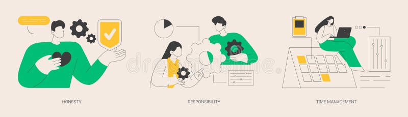 Managing Position Abstract Concept Vector Illustrations. Stock Vector ...