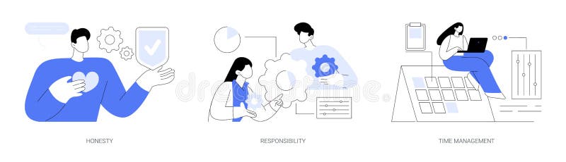 Managing Position Abstract Concept Vector Illustrations. Stock Vector ...