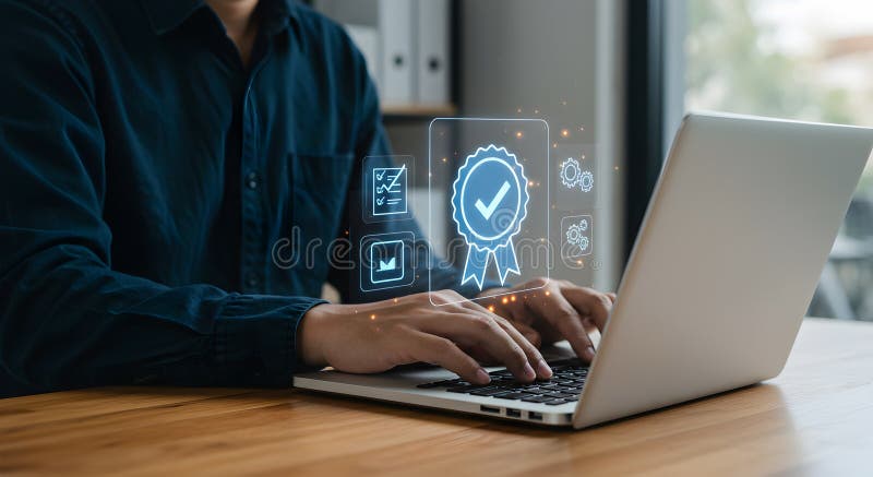 Quality Assurance and Compliance Management System on Laptop for ...