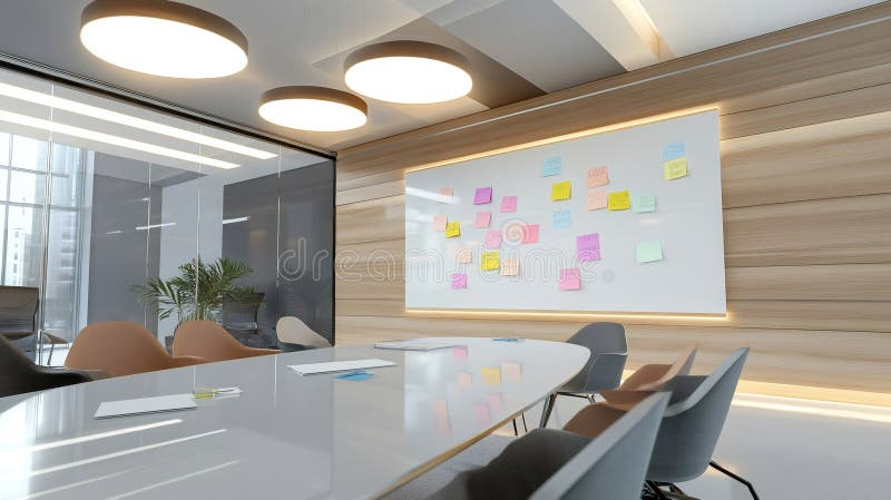 Managing Stress and Chaos in a Modern Office Environment Stock Photo ...