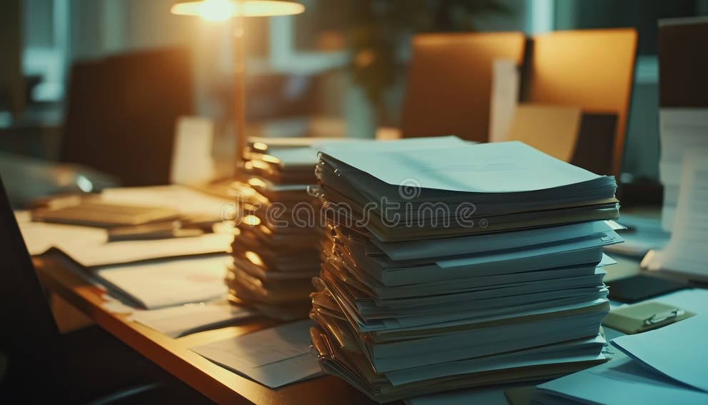 Managing Work Overload stock photo. Image of task, stack - 372985384