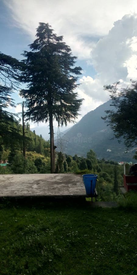 Manali beauty stock photo. Image of cloud, tree, beauty - 157128794