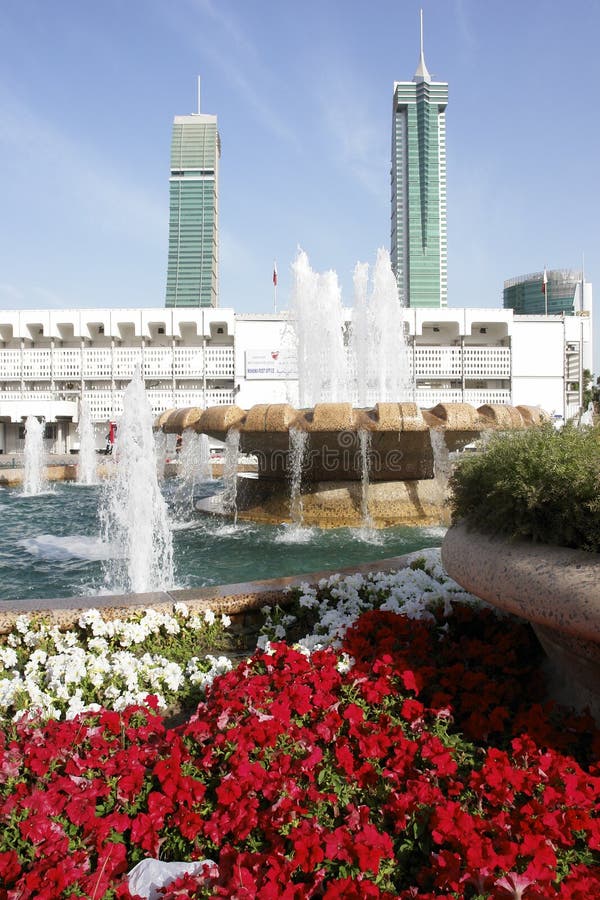 Manama city center view stock image. Image of center, office - 8454135