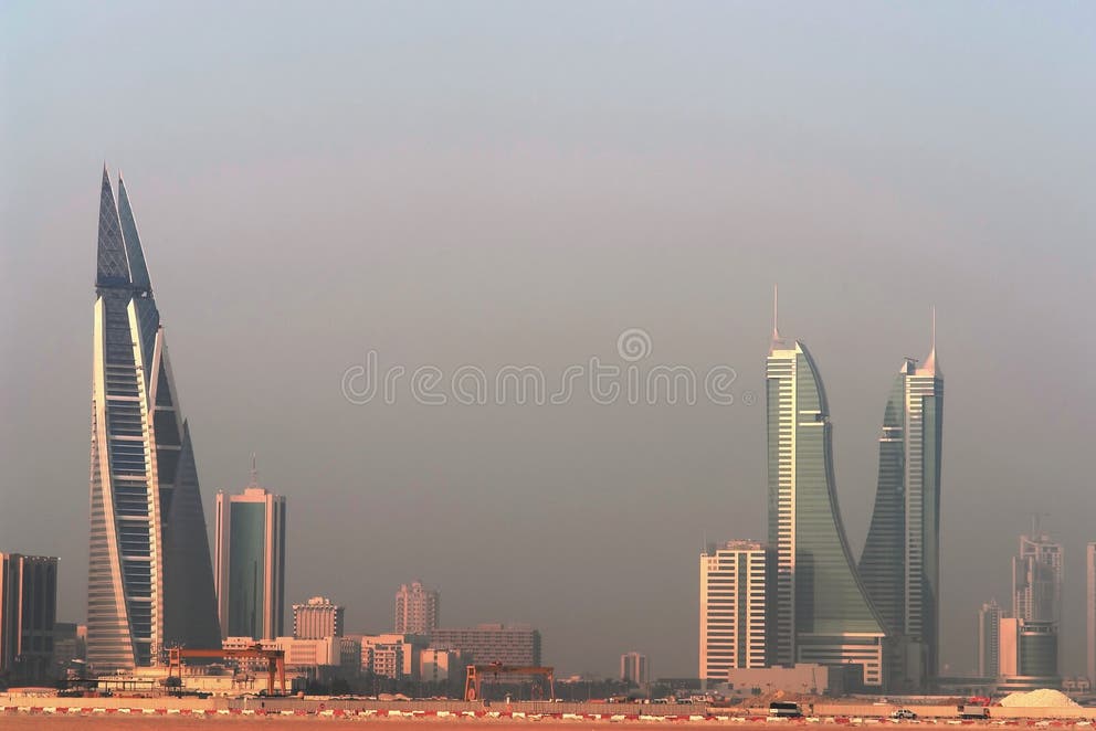 Manama City Panorama - Bahrain Editorial Photography - Image of outside ...