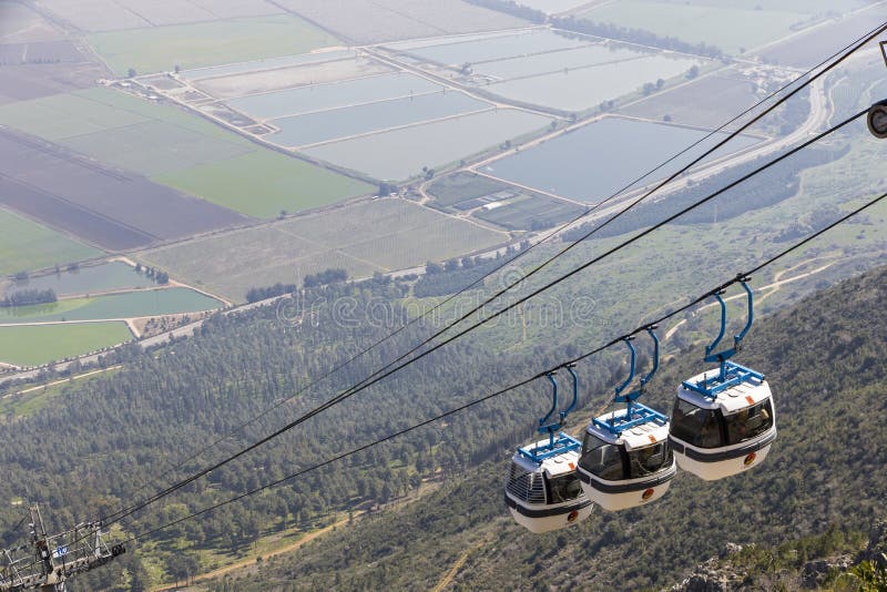 Manara Cliff editorial image. Image of cars, funicular - 87490250