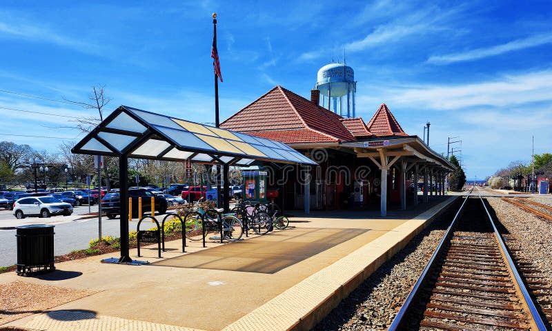 Manassas Train Station, VA editorial photography. Image of attraction ...