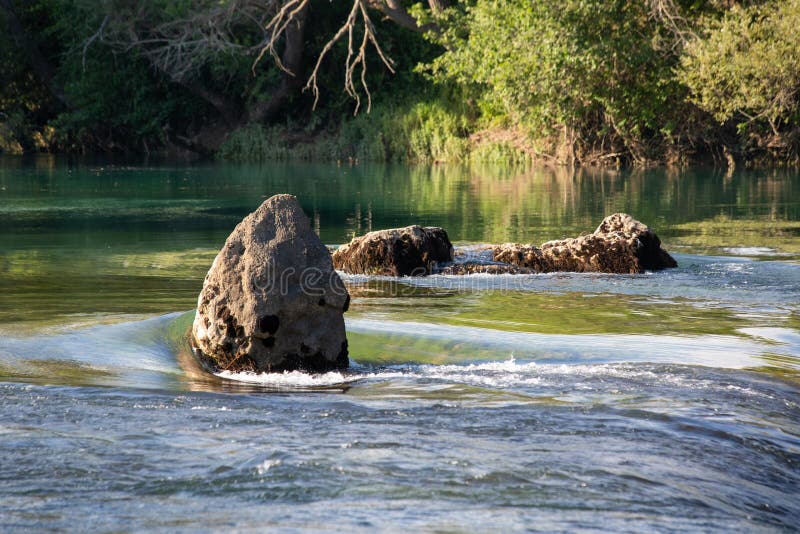 Manavgat Waterfall in Antalya - Turkey Stock Photo - Image of blue ...