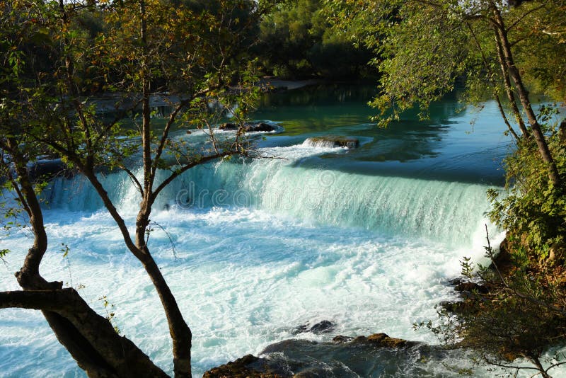 Waterfall Manavgat stock image. Image of beautiful, scenery - 10914499