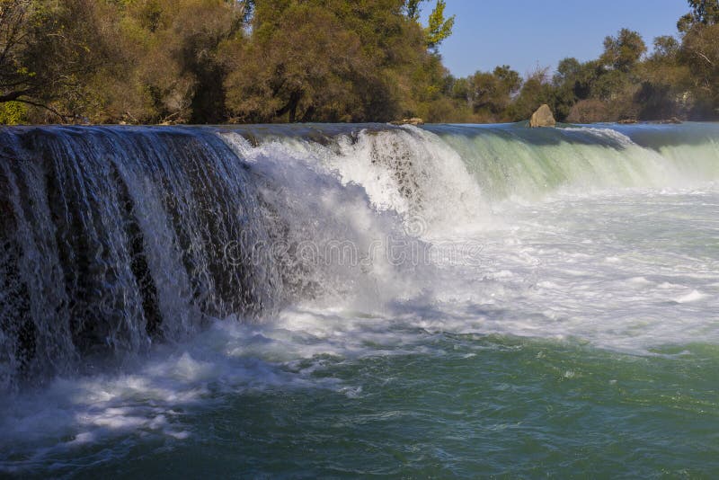 Waterfall, Turkey stock photo. Image of cityscape, blue - 20067230