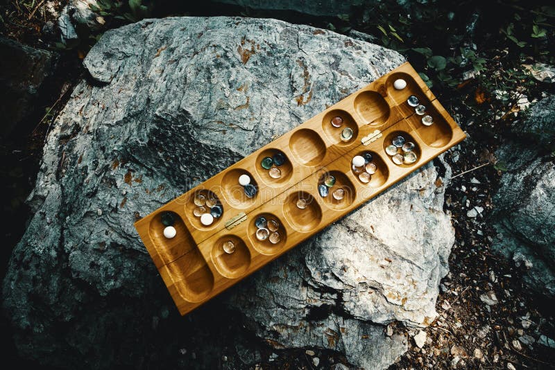 Mancala Board Game stock image. Image of mind, classic - 229424029