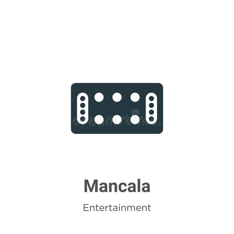 Mancala Icon in Trendy Design Style. Mancala Icon Isolated on White ...