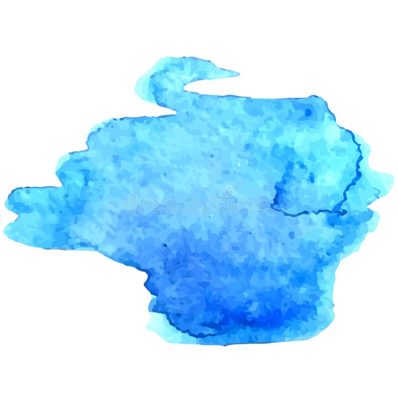 Mancha de color azul claro ilustración del vector. Ilustración de ...