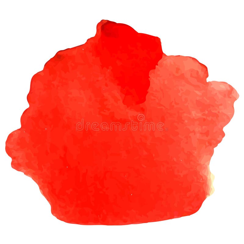 Mancha de color rojo ilustración del vector. Ilustración de color ...