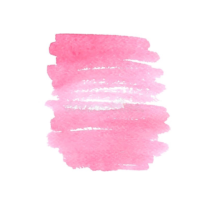 Mancha Rosada De La Acuarela Ilustración Del Vector Ilustración del ...