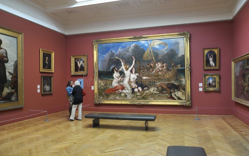 Manchester Art Gallery fotografía editorial. Imagen de ilustraciones ...