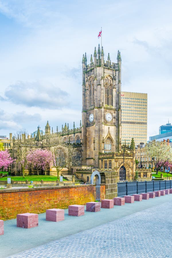 Manchester Cathedral, England Stock Photo - Image of town, north: 216156042