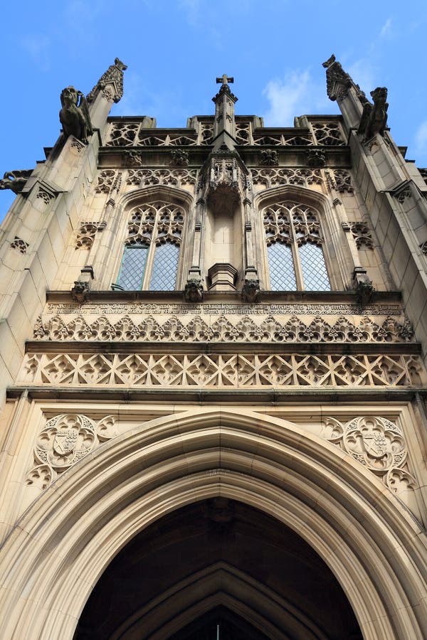 Manchester Cathedral stock image. Image of exterior, city - 79178061