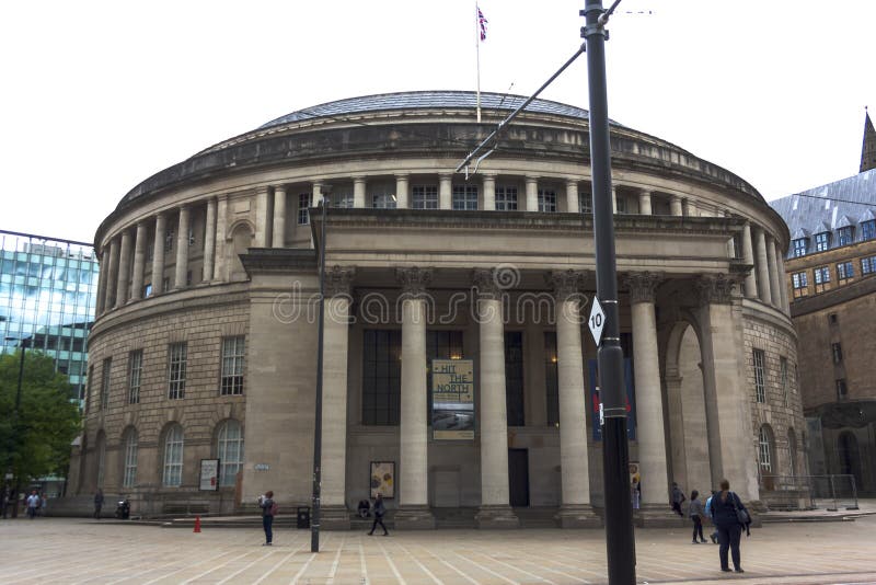 Manchester Central Library editorial stock image. Image of exterior ...