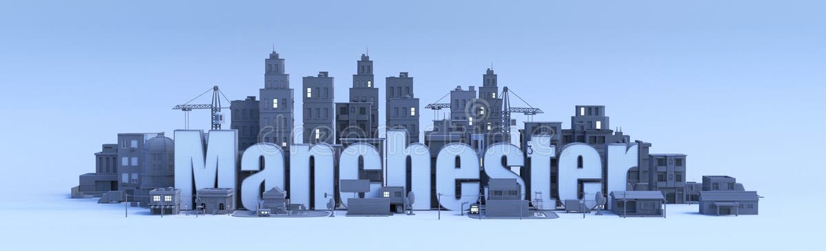 Manchester Lettering Stock Illustrations – 80 Manchester Lettering ...