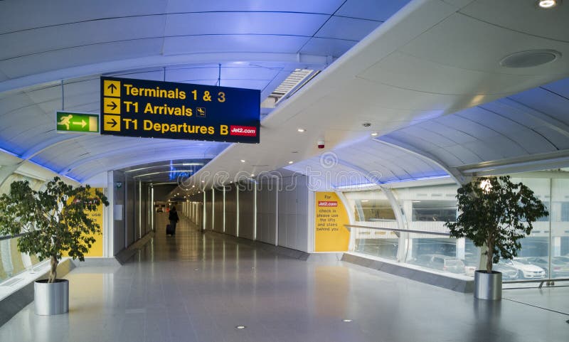 Inside the Modern Terminal of Manchester Airport June 05, 2018 in ...