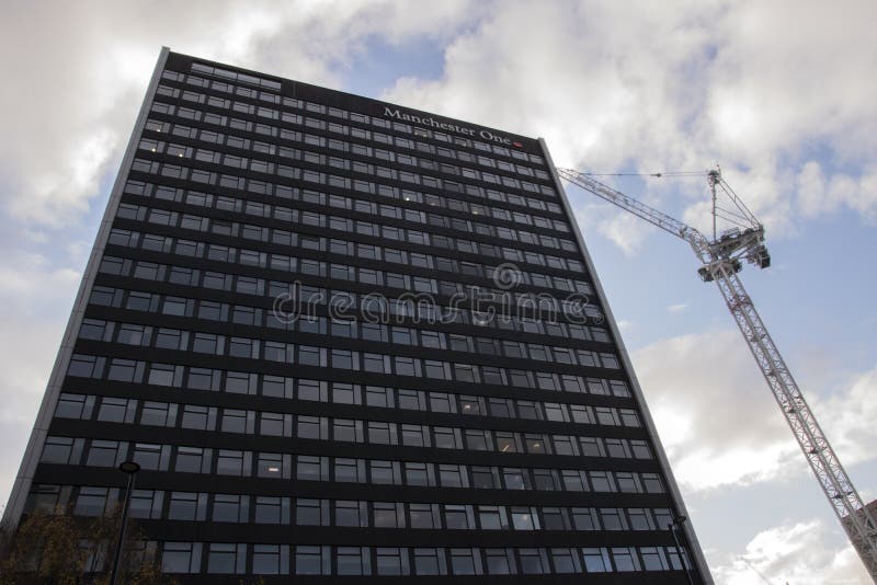 Manchester One Building at Manchester England 8-12-20190 Editorial ...