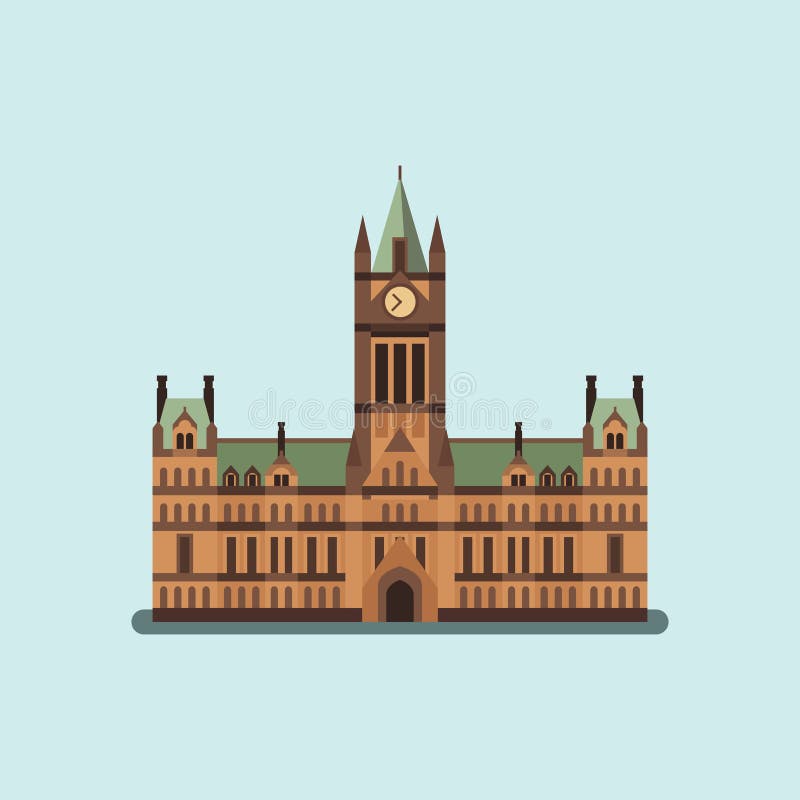 Manchester City Hall Stock Illustrations – 65 Manchester City Hall ...