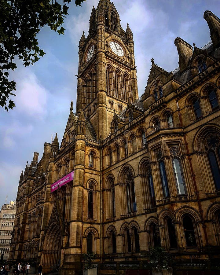 Manchester Town Hall editorial photo. Image of architecture - 26808471