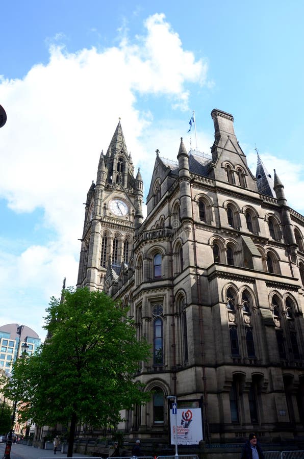 Manchester Town Hall editorial photo. Image of albert - 147242286
