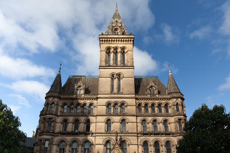 Manchester Town Hall, UK stock image. Image of british - 169381961