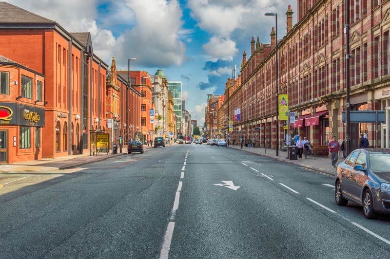 Typical Manchester Building in Bricks Editorial Image - Image of ...
