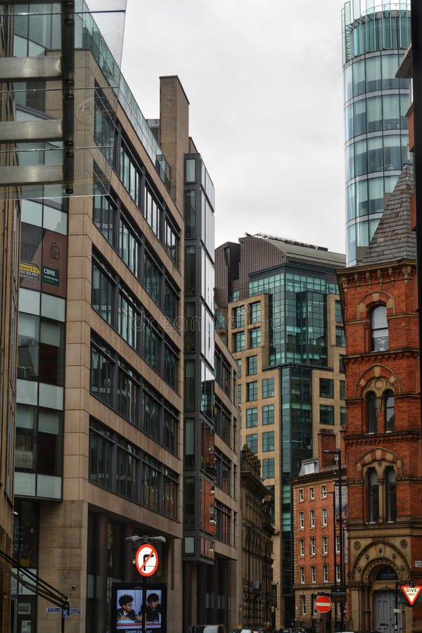 MANCHESTER, UK, AUGUST 28, 2023: Architecture of Manchester. a ...