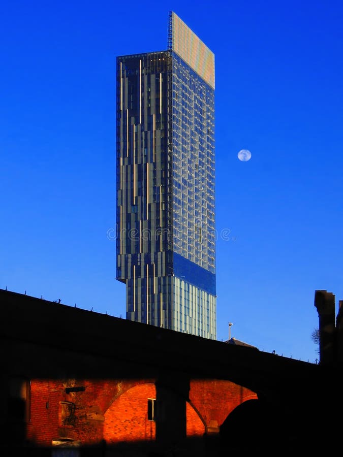 Manchester, UK, Modern Building Stock Photo - Image of english ...