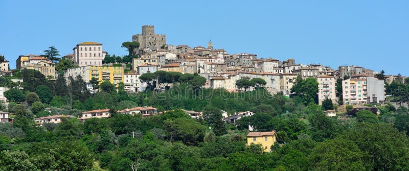 Manciano tuscany Italy stock image. Image of historic - 252661137