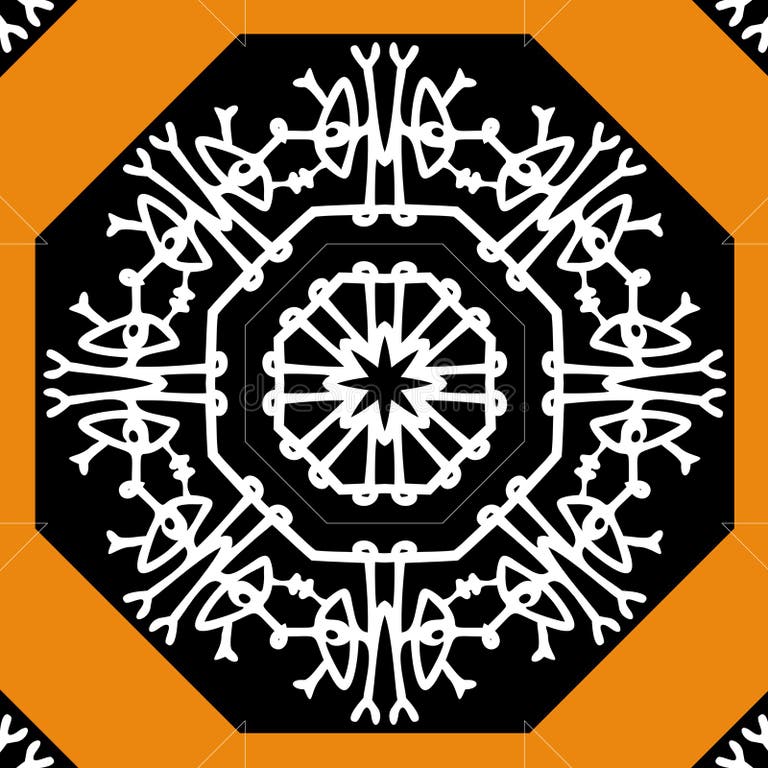 Octagon Mandala Stock Illustrations – 1,150 Octagon Mandala Stock ...